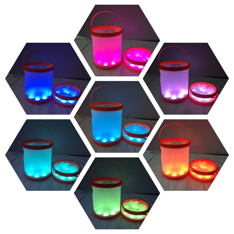 SISTECH SOLAR LED LATERNE BLAU RGB. sistech.com